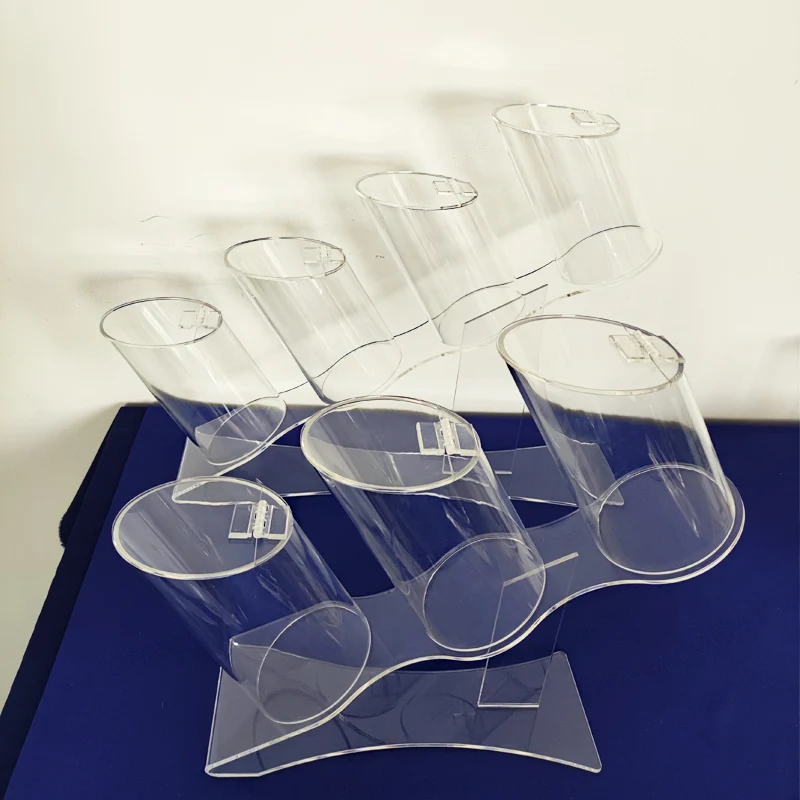 Upright Acrylic Food Bins - Versatile Candy Buffet Containers