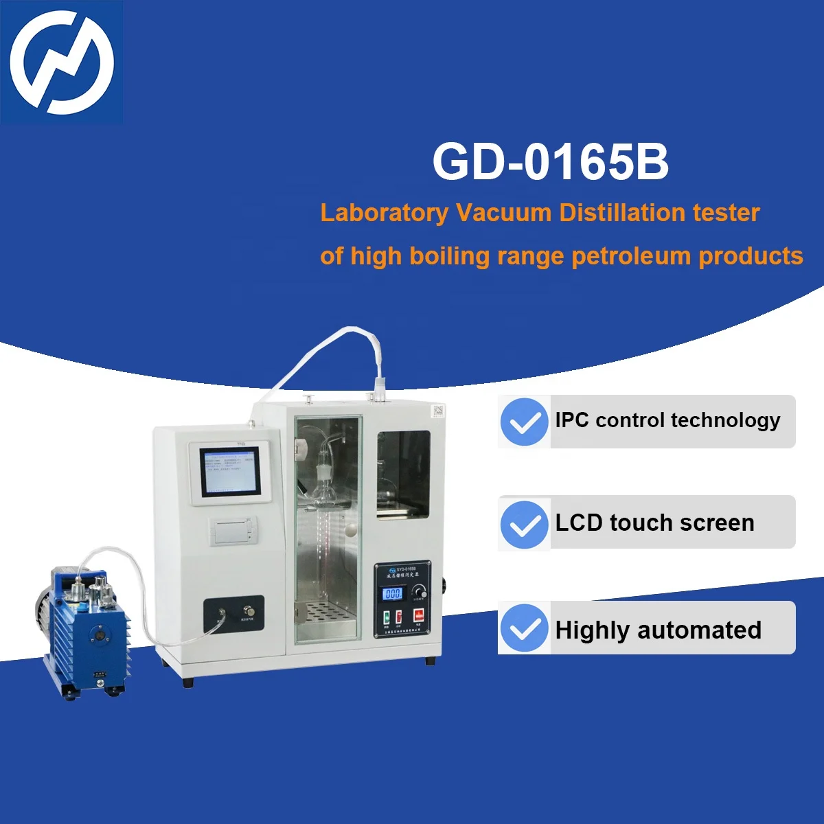 Laboratory Vacuum Distillation Tester Of High Boiling Range Petroleum ...