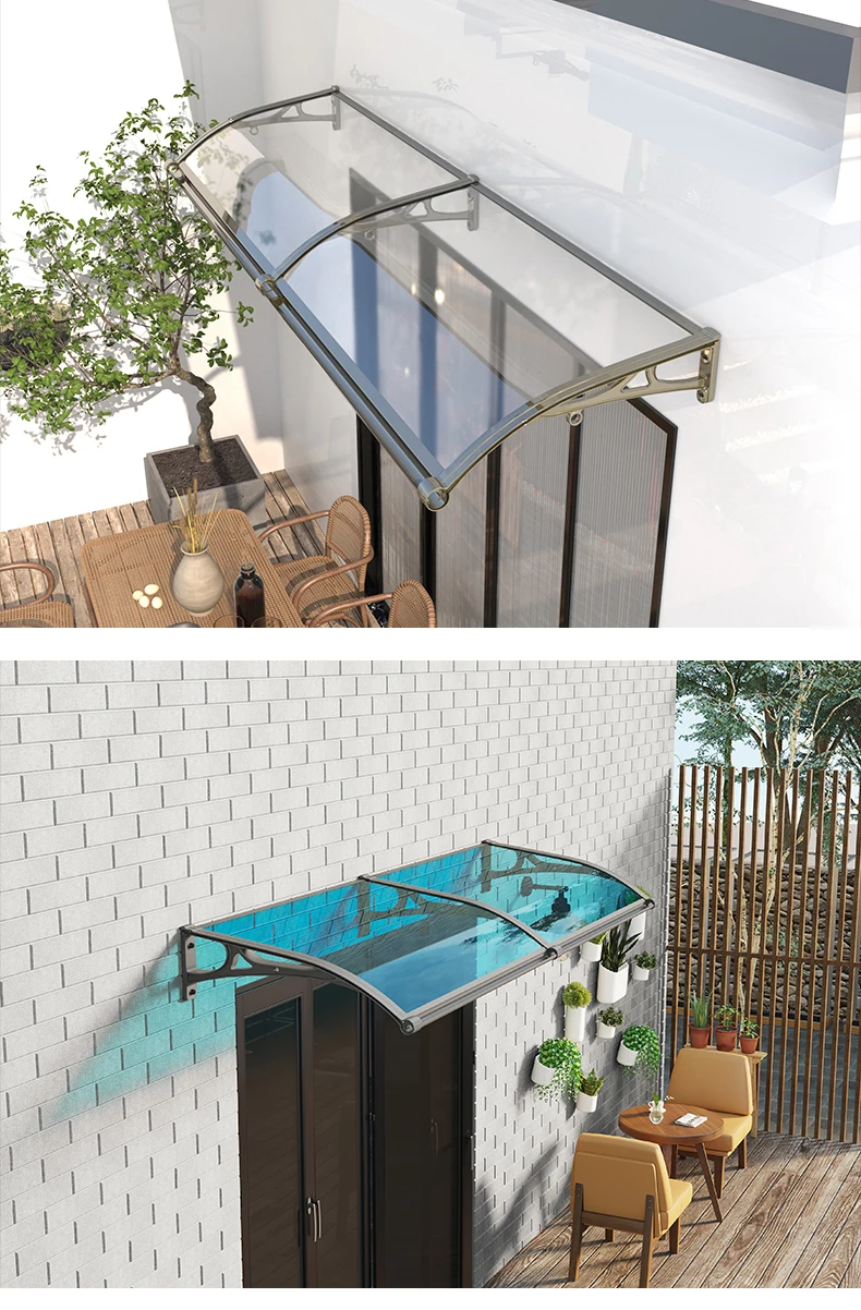 Rain Cover Canopy Aluminum Awning Window For House Multiple Sizes Door ...