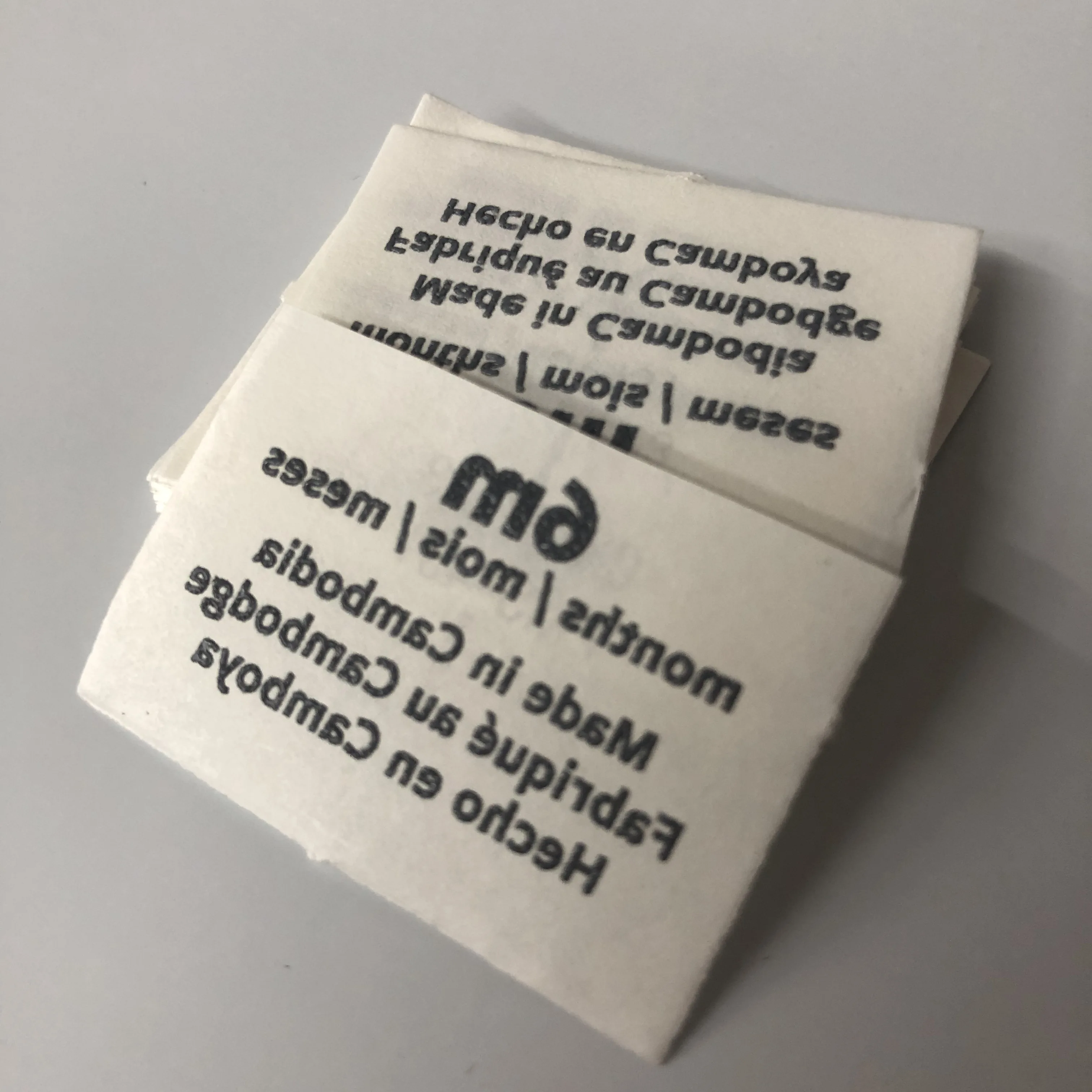 Factory Direct Price Custom Iron On Tagless Heat Transfer Neck Labels ...