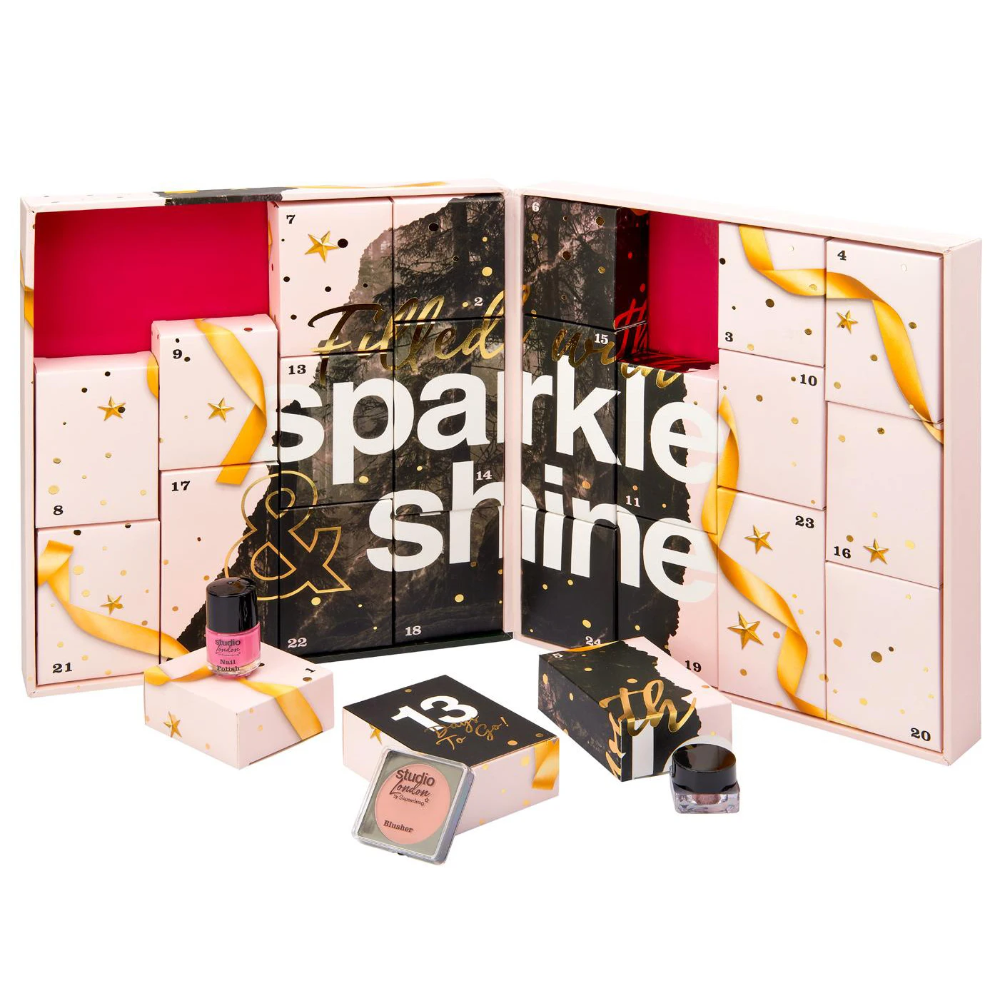 Luxury Custom Empty Cardboard Advent Calendar Box for Beauty Products ...