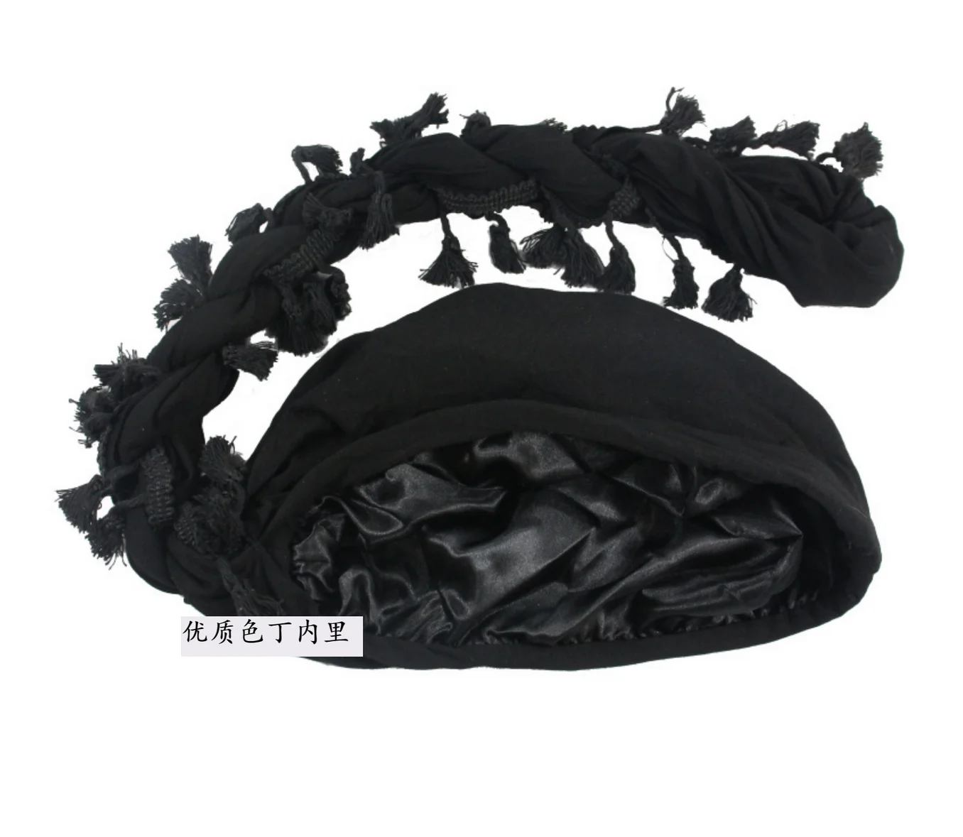 Alpha Turban Hat For Men High Quality Custom Plain Elastic Silky Lined ...