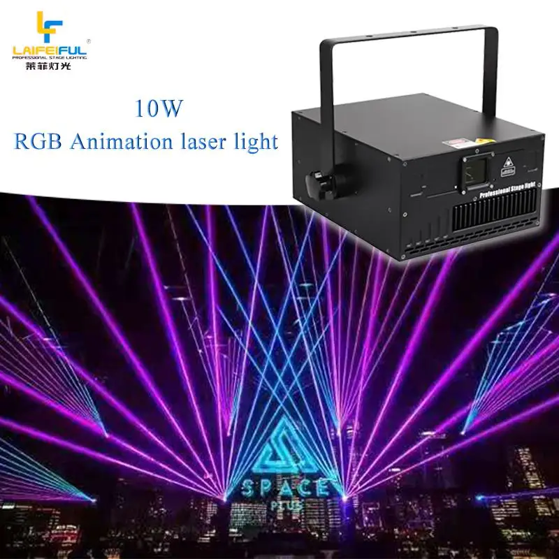 10w Full Color Animation Laser Light Pure Ld Stage Light For Mobile Dj ...