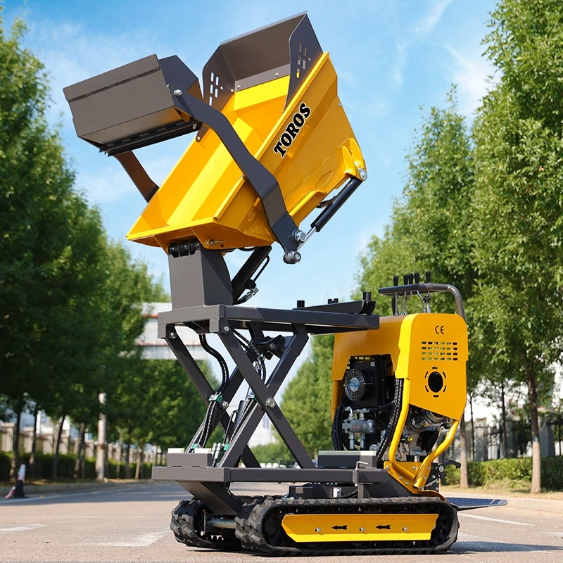 Factory Price Hydraulic Small Dump Truck 0.5 Ton High Efficiency ...