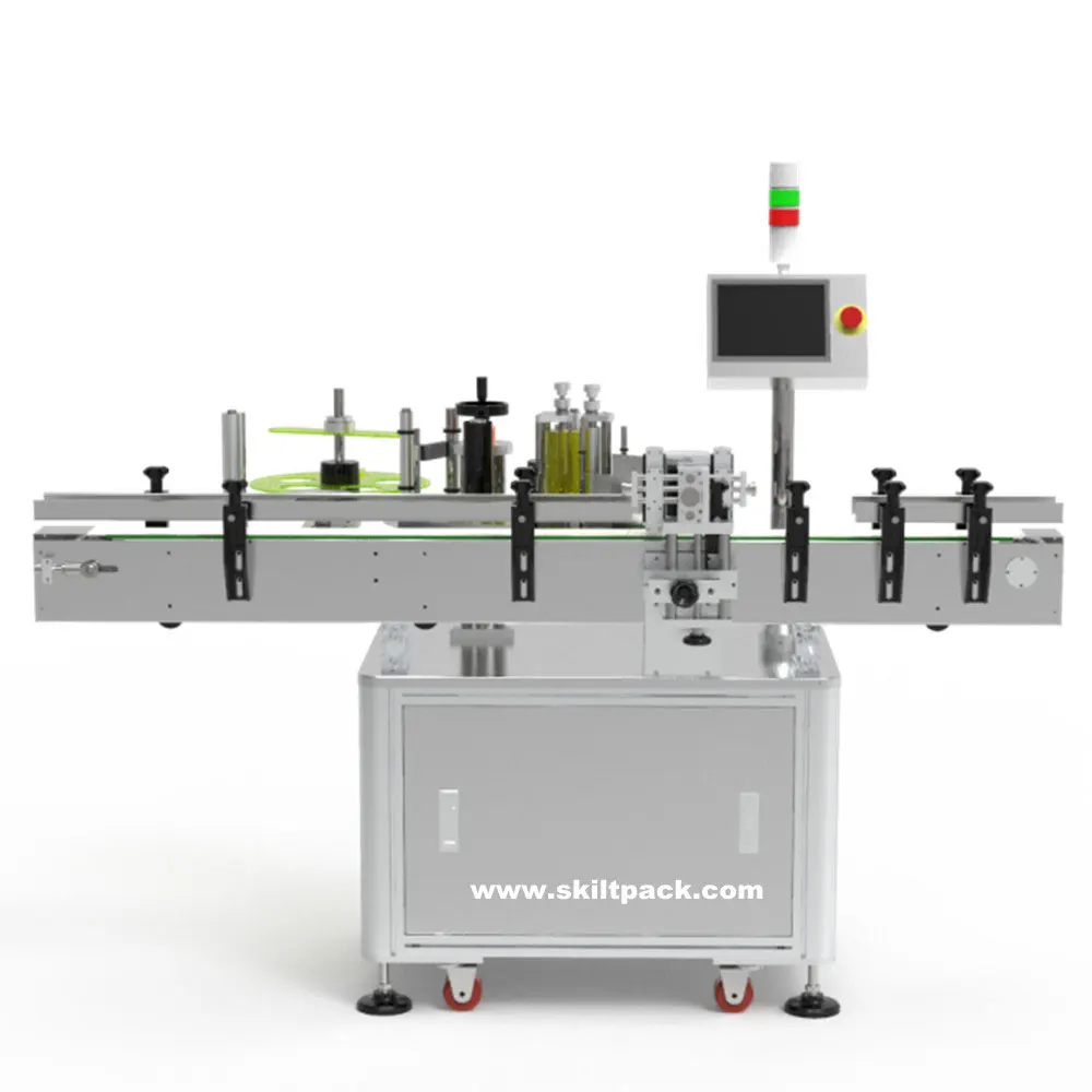 Deli Container Automatic Stainless Steel Labeling Machine Sticker With ...