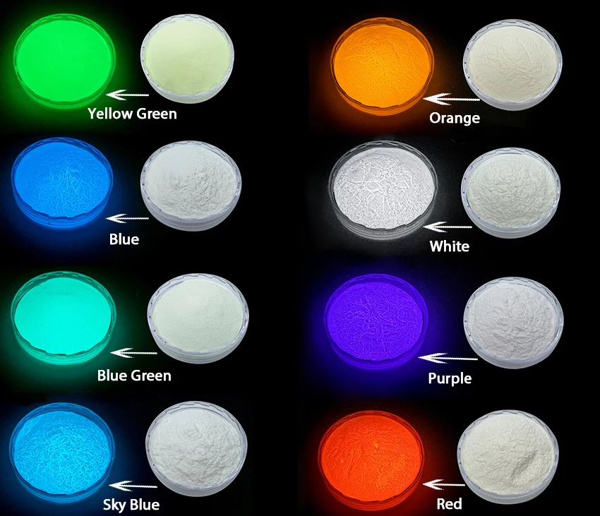Manufacturer Luminous Pigment Phosphorescent Powder Glow In The Dark ...