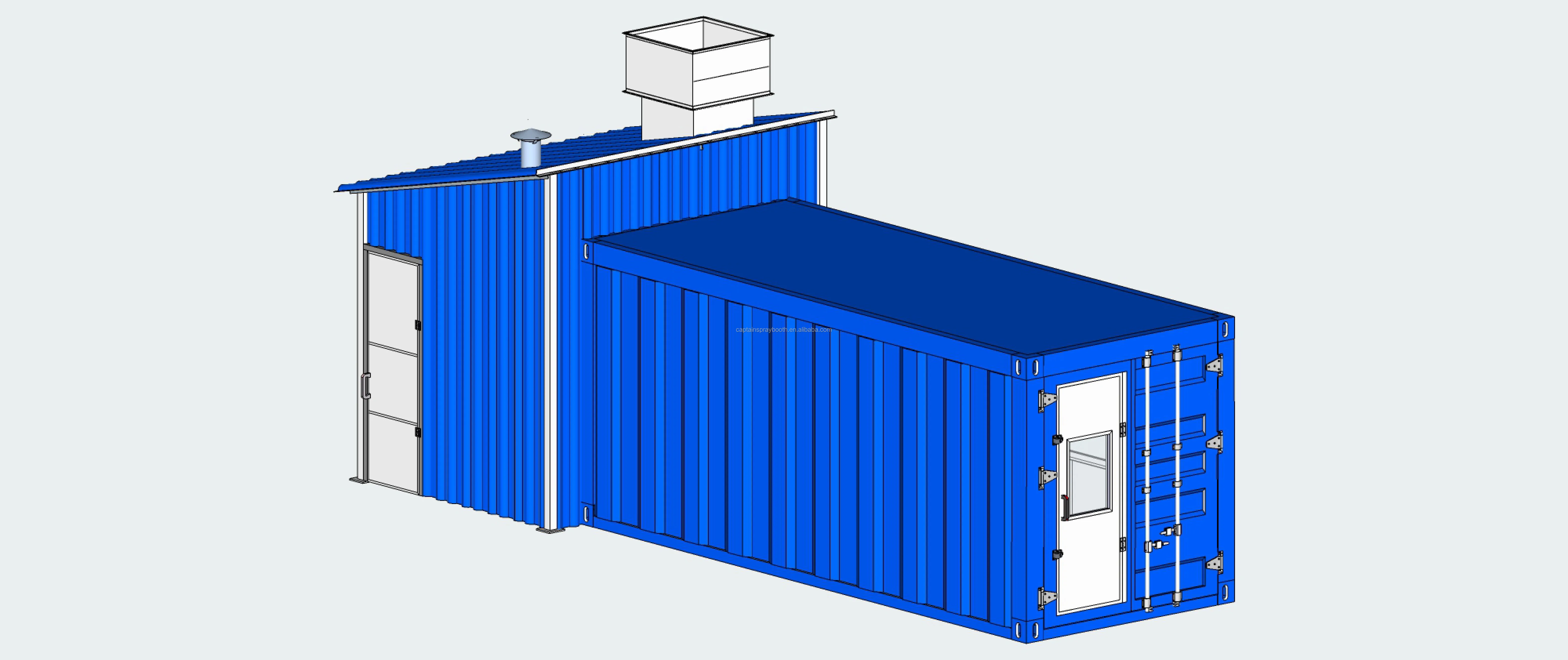 Container Paint Booth - Efficient Wheel Repair Solutions