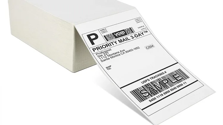 Free Sample Self Adhesive Shipping Labels Thermal Shipping Labels ...