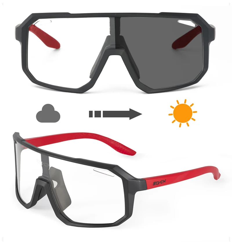 Scvcn Sports Sunglasses Custom Outdoor Eyewear Photochromic Sports ...