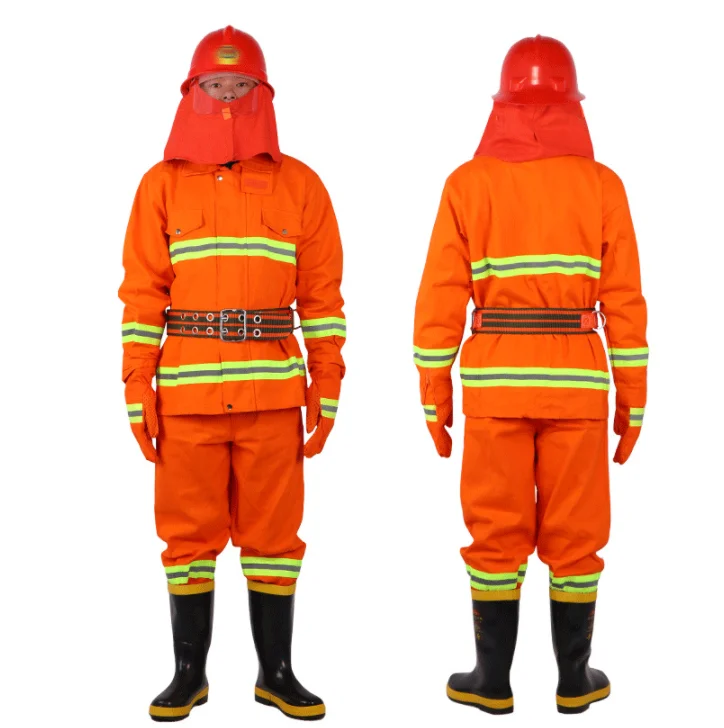 Promotional Sale Orange Durable Men Fire Fighting Clothing Safety Type ...
