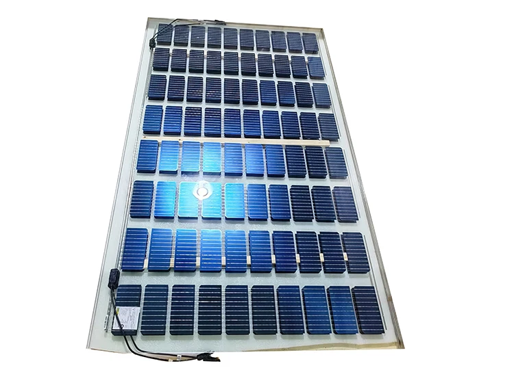 Double Glass Semi Transparency Bipv Solar Panel For Green House Commercial Bipv Module Bipv ...