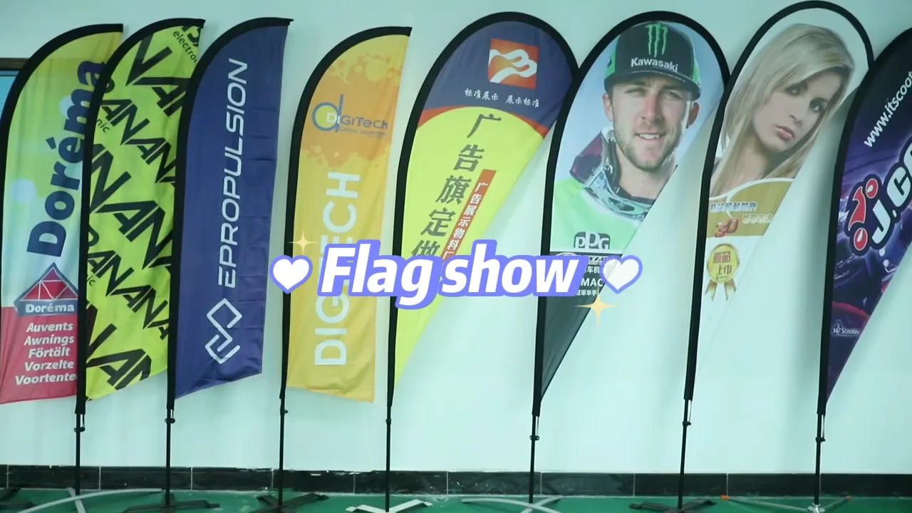 Outdoor Custom Logo Design Advertising Beach Flag,Feather Flag ...