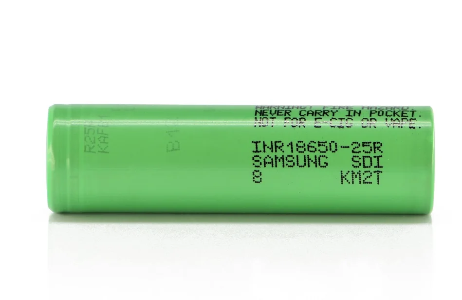 Original 25r Rechargeable 18650 3.7v 2500mah Dry Cell Rechargeable ...