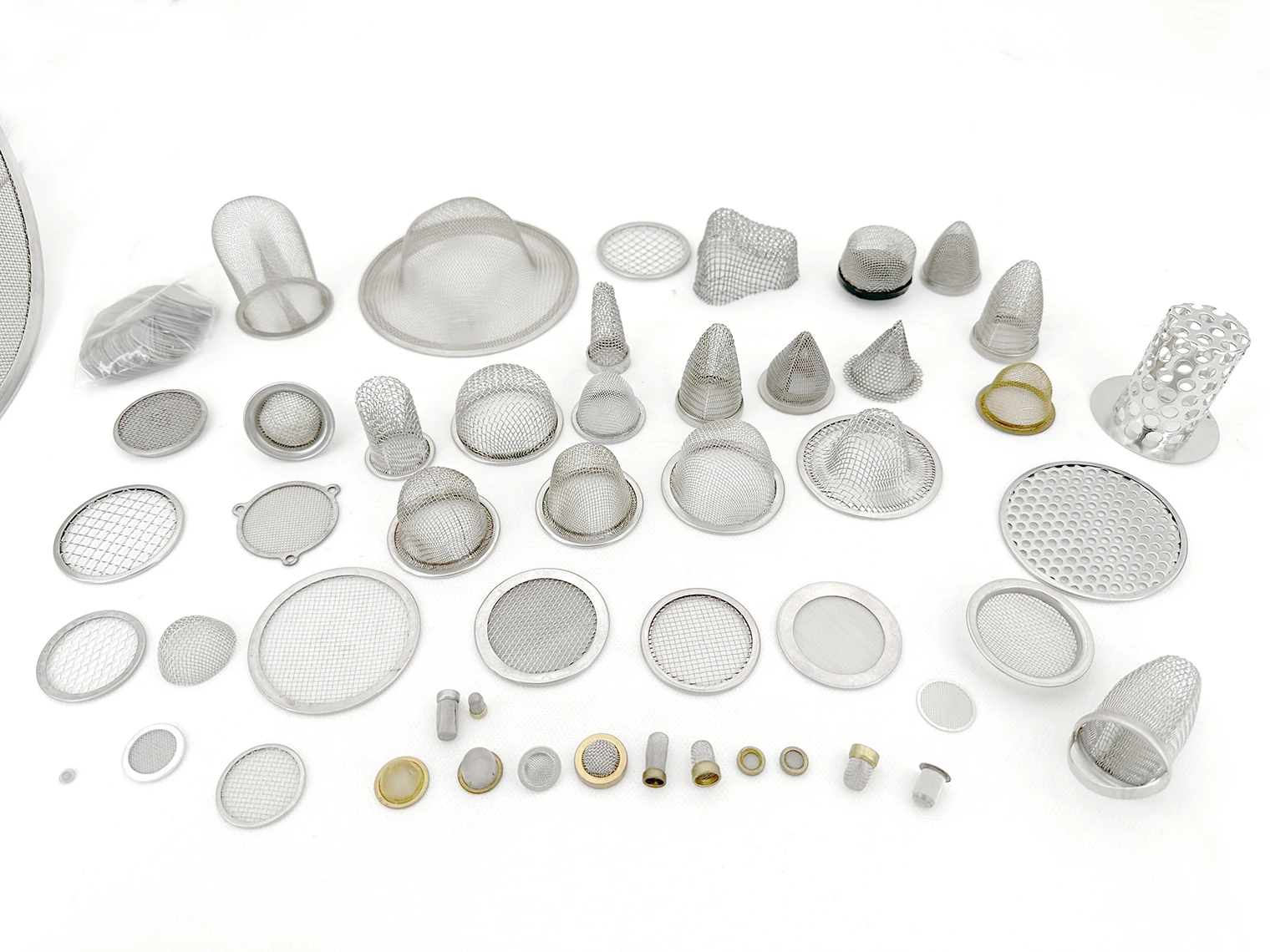 SUS304/316 Stainless Steel Mesh Woven Mesh Wrapped Disc, Liquid Filter ...