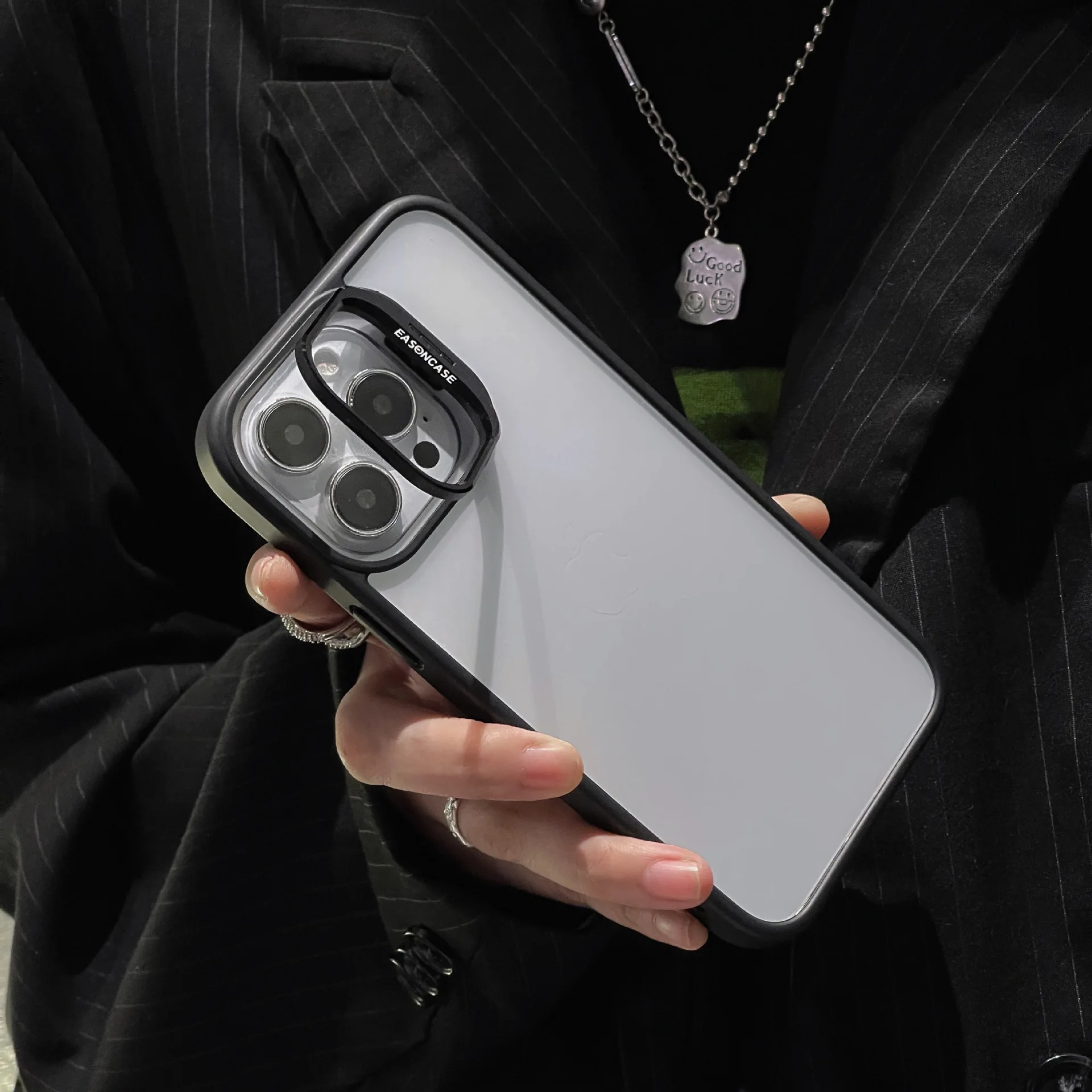 Easoncase Flip Camera Cover Case For Iphone 13/14 Pro Max Clear Pc Soft ...