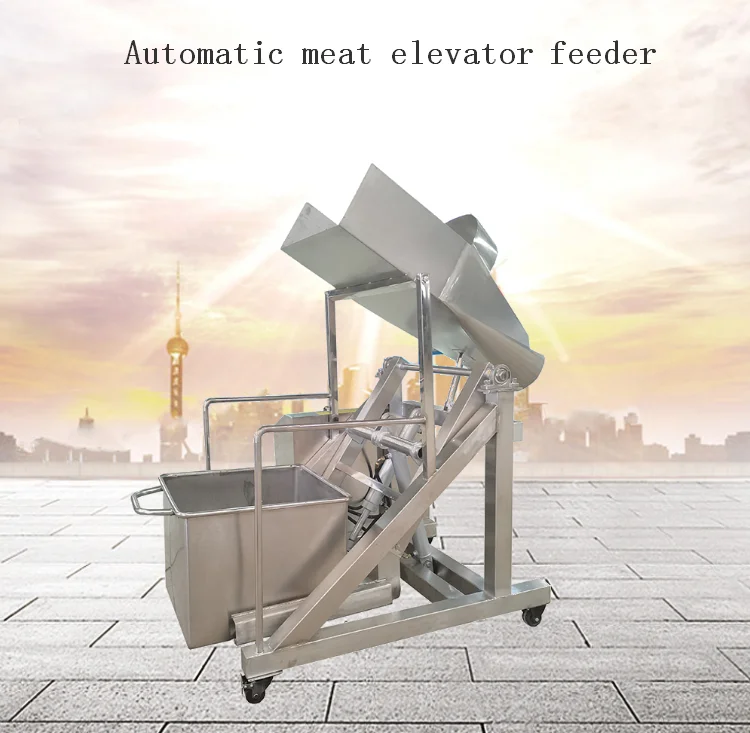 Industrial Stainless Steel 200L Electric Hydraulic Meat Trolley Cart ...