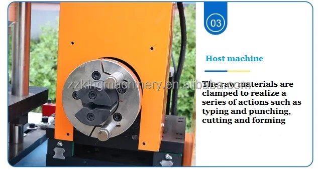 Automatic CNC Flat Slab Iron Bar Hoop Forming Machine