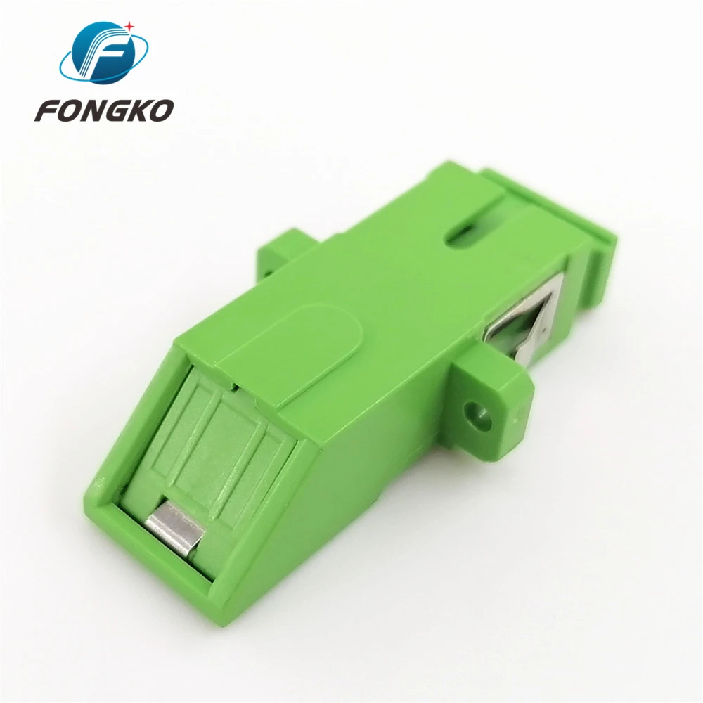 FONGKO Flange SX Inner Inclined Shutter Adapter APC Adapters SC Fiber ...