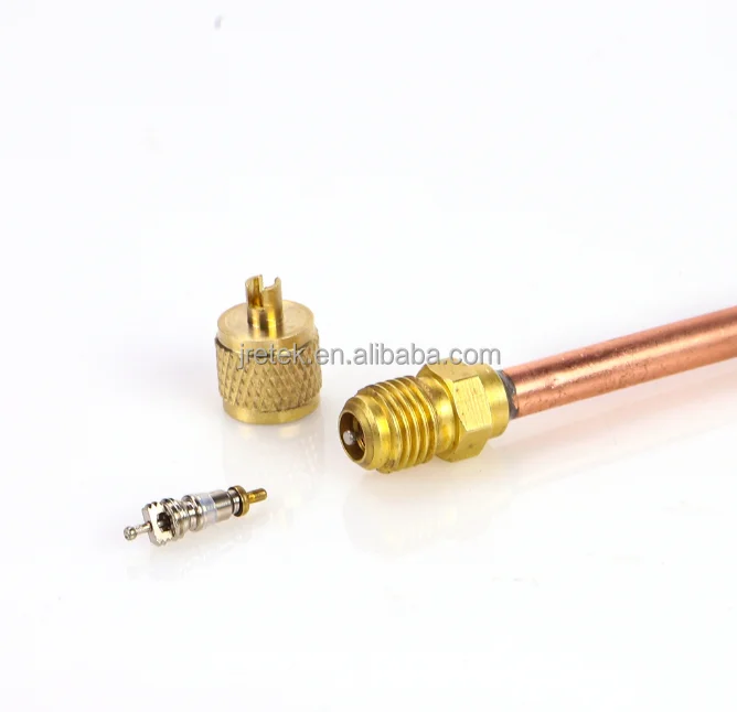 Hvac Refrigeration System Copper Access Charging Pin Valve - Buy Hvac ...