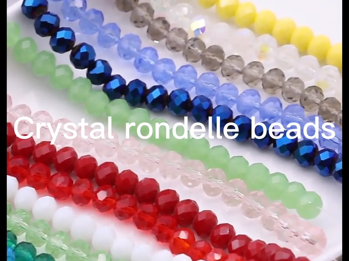Jc Crystal Hot Selling High Quality Crystal Rondelle Beads Jewelry ...