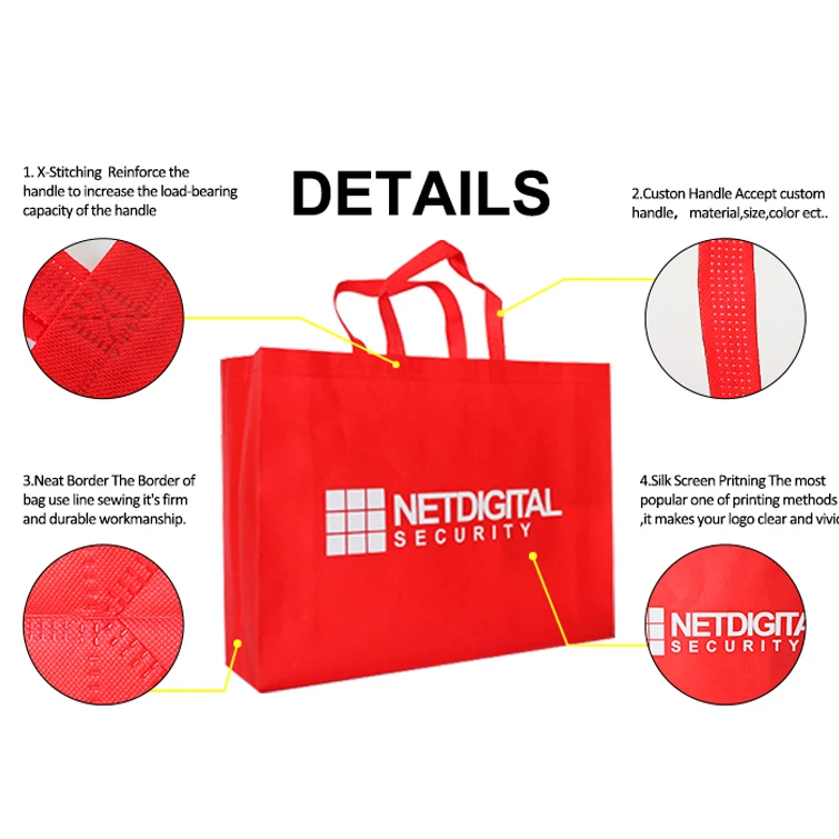 Custom Reusable Promotional Store Grocery Market Bag