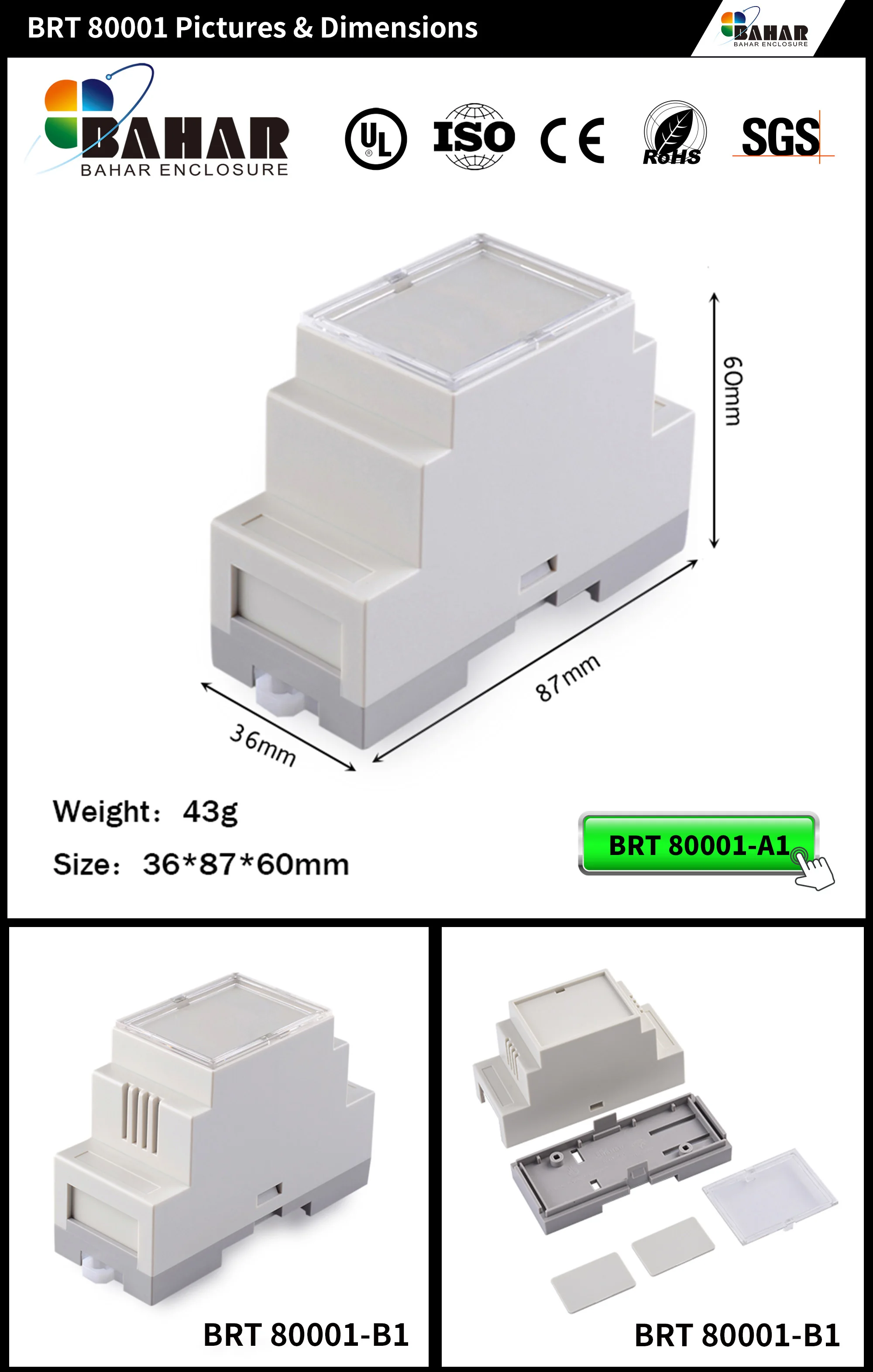 BAHAR ENCLOSURE - Reliable Switch Boxes for Control & Relay