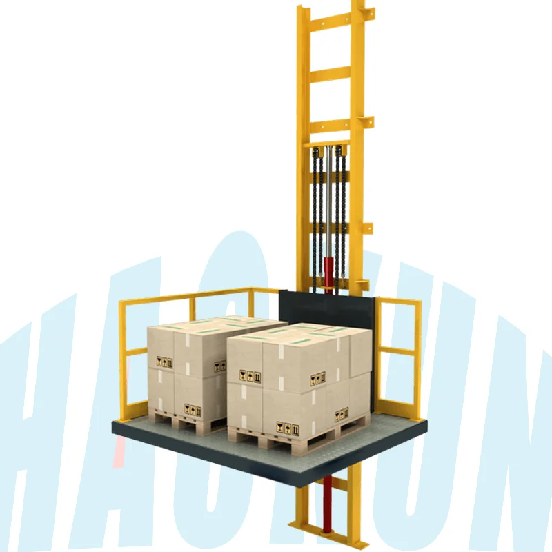 Electric Hydraulic Lifting Hoist for Warehouse Use Cargo Lift