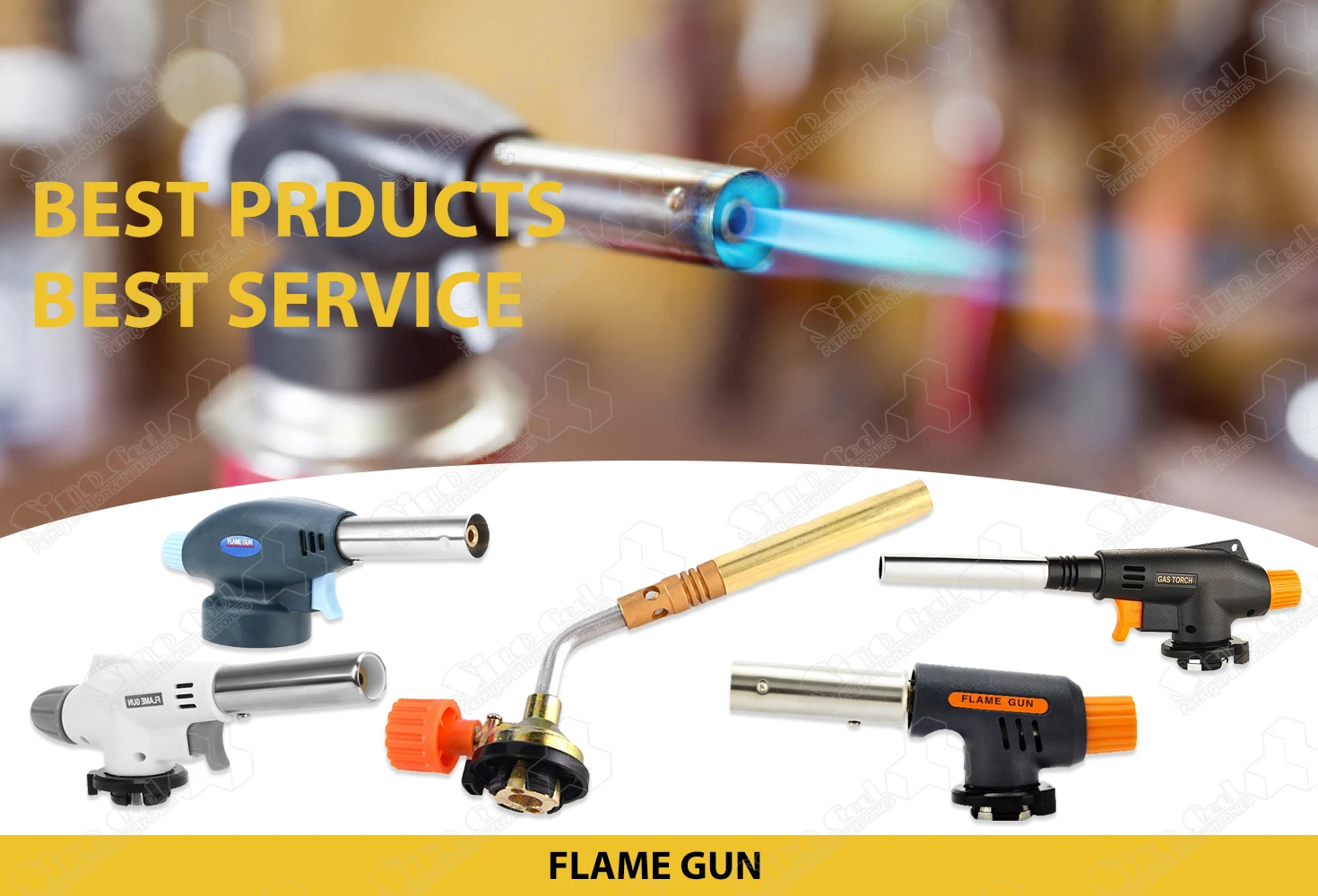 SC-001 Single Flame Gas Mapp Gas HVAC Brazing Torch Welding Torches ...