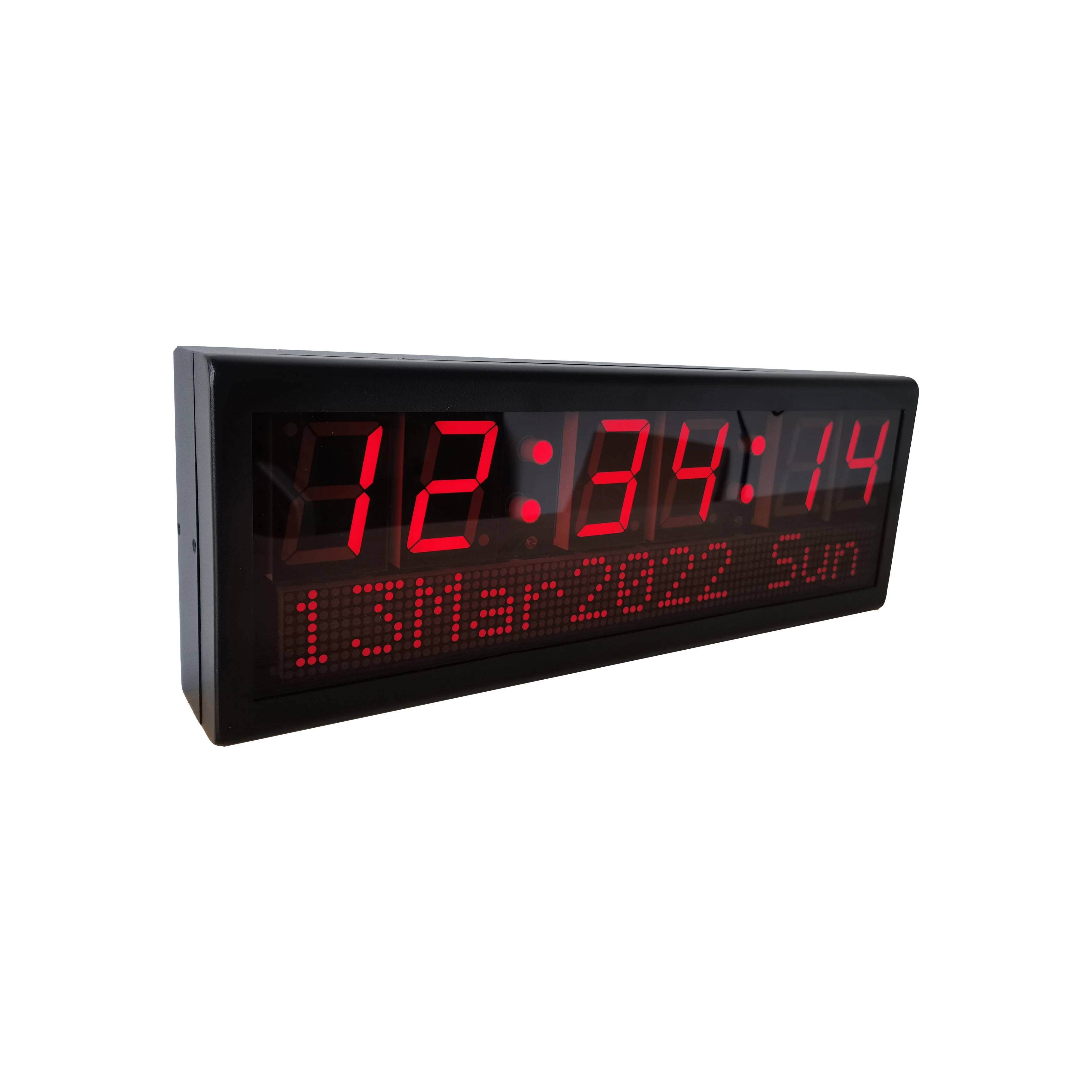 Red Ntp Poe Clock,Time Text Display,White Metal Case - Buy Ntp Clock ...