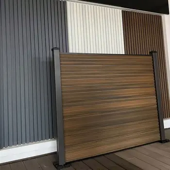 Linyuanwai Wpc Composite Fence Set Compound Garden Fence Panel Outdoor ...
