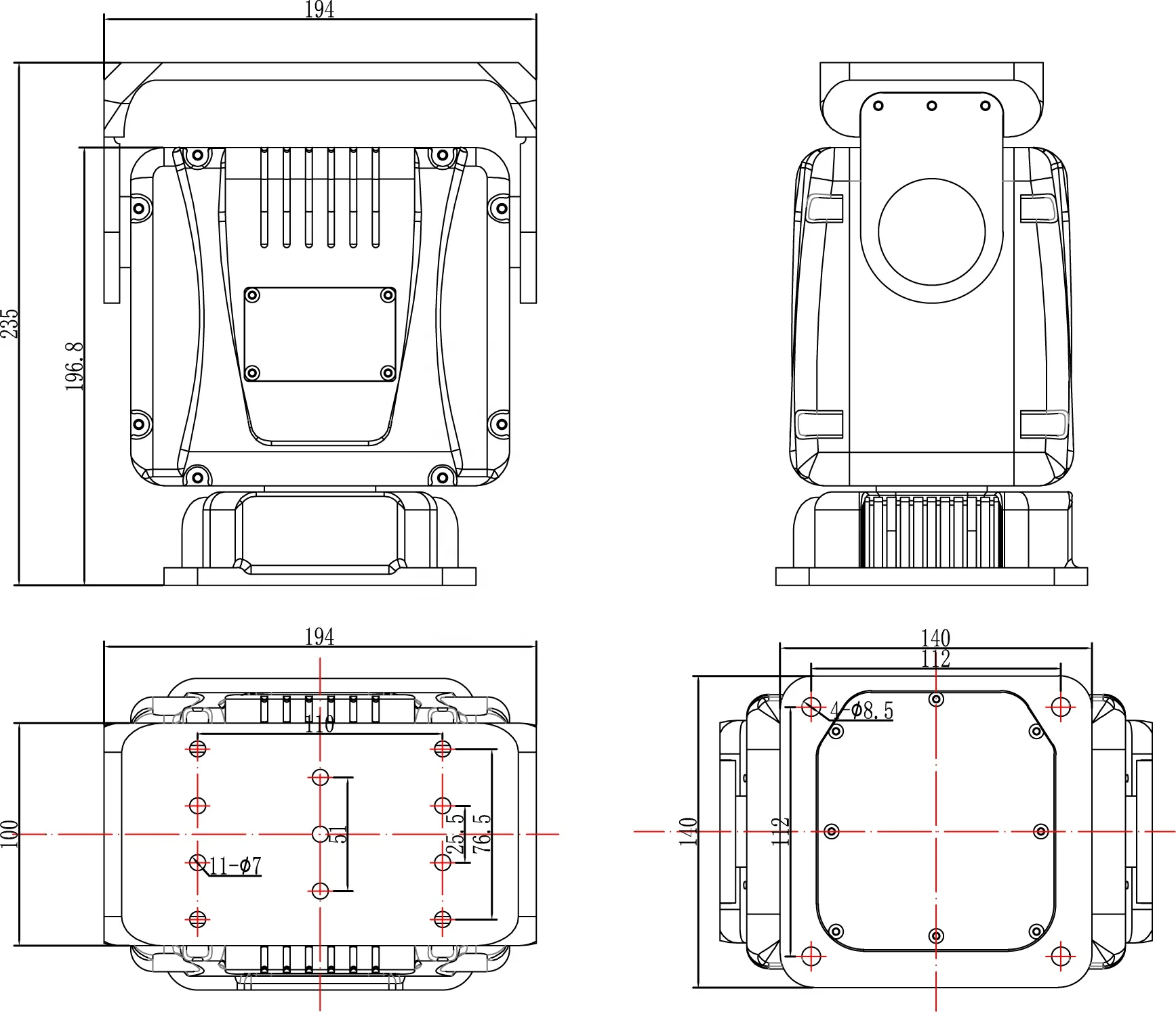 Outdoor Max Load 50kg Heavy-duty Pantilt/rotation Pan Tilt - Buy Pan ...
