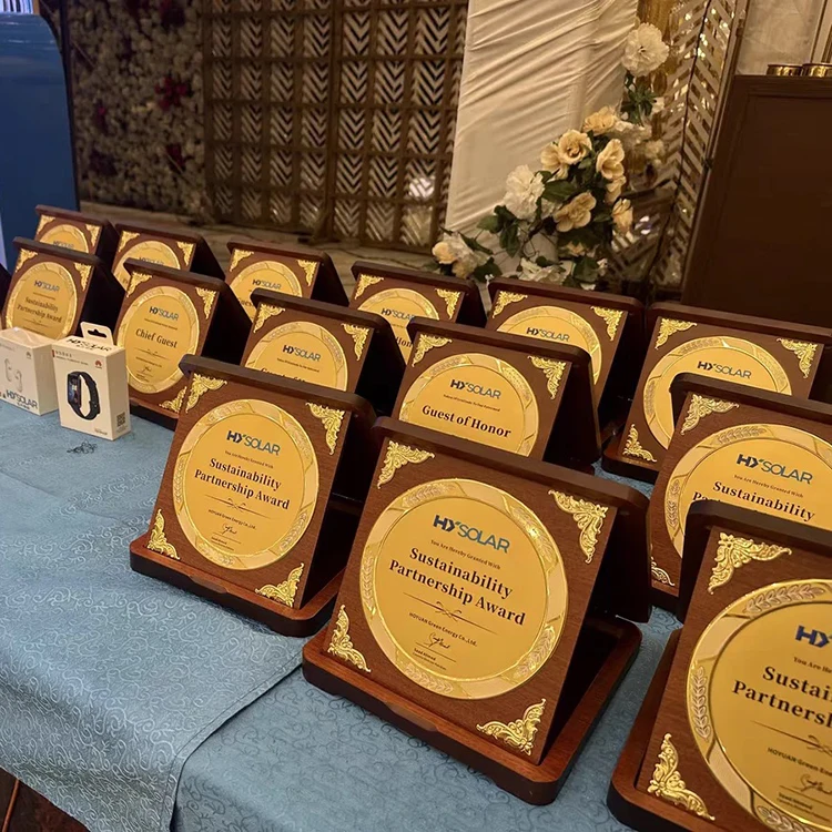Customized Gold Silver Plated Foldable Wooden Certificates