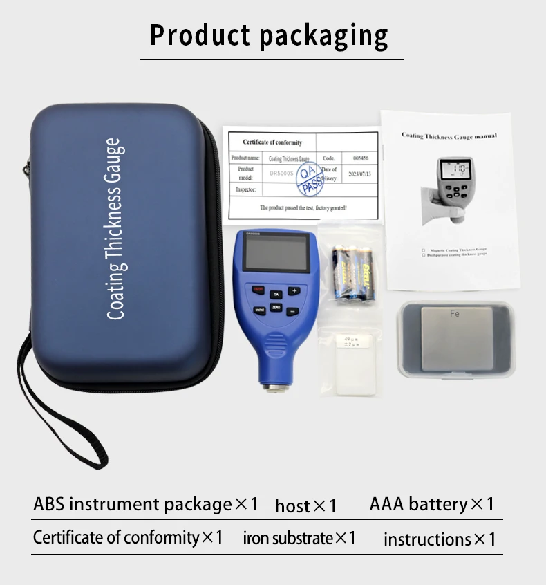 DR5000S Coating Thickness Gauge - Precision & Reliability