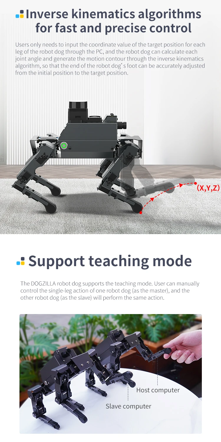 Dogzilla S2 Quadruped Bionic Robot Dog with AI Functions