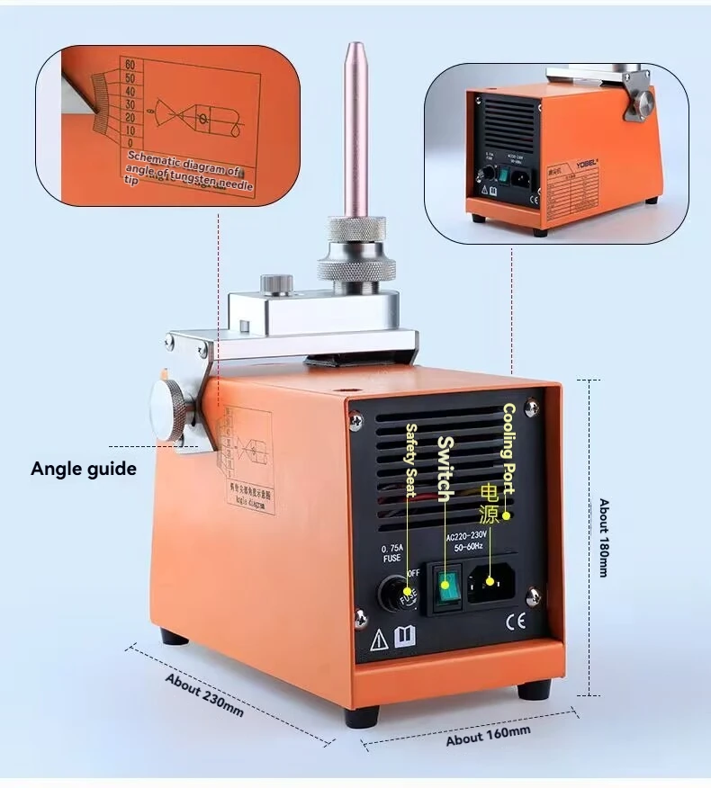 Electric Tungsten Needle Grinding Machine - High Productivity