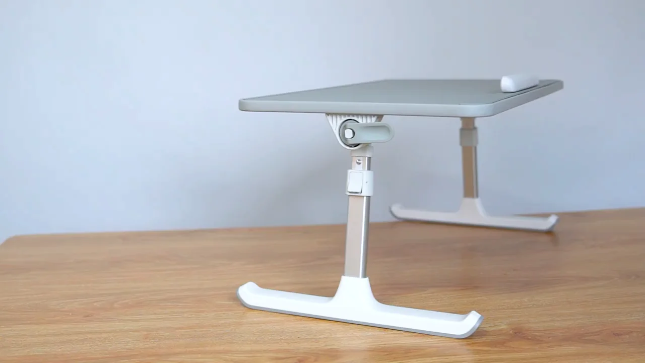 Desktop Foldable Adjustable Laptop Bed Desk Study Table Folding Table ...