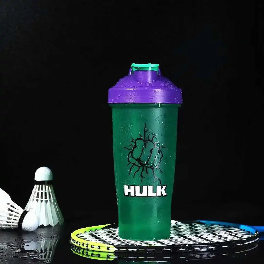 Wholesale 600ml 20OZ Hero Shaker Water Bottle Cup with Grid Straw for ...