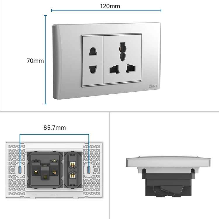 CHINT Wall Socket Outlets - High Quality EU Standard Power