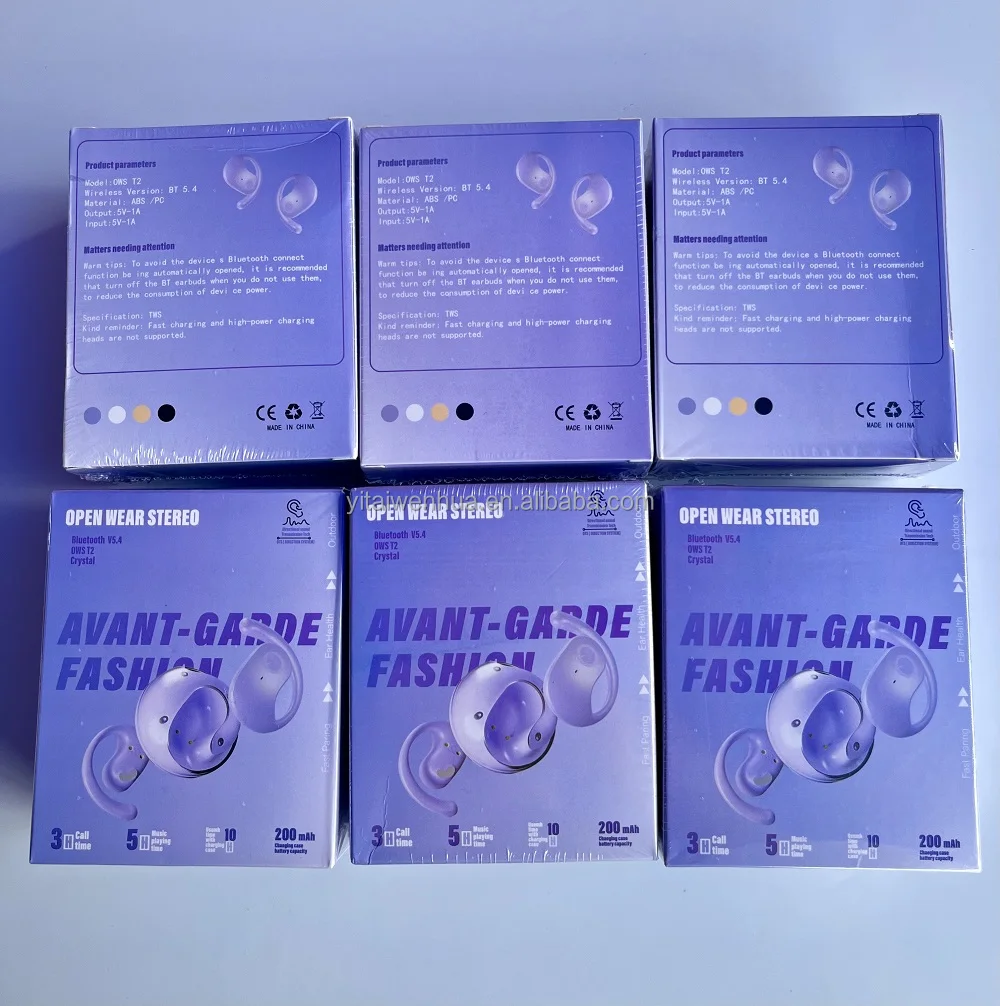 BY01 OWS Mini TWS Wireless in-Ear Earbuds - LED Battery Indicator