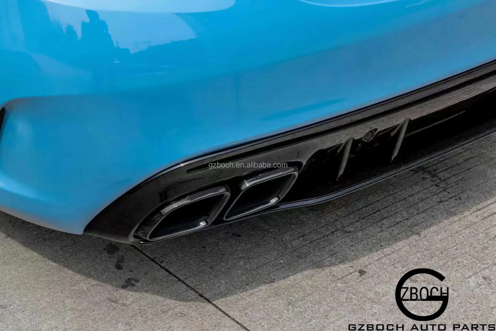 Genuine Rear Diffuser for Benz W205 C-Class Upgrade