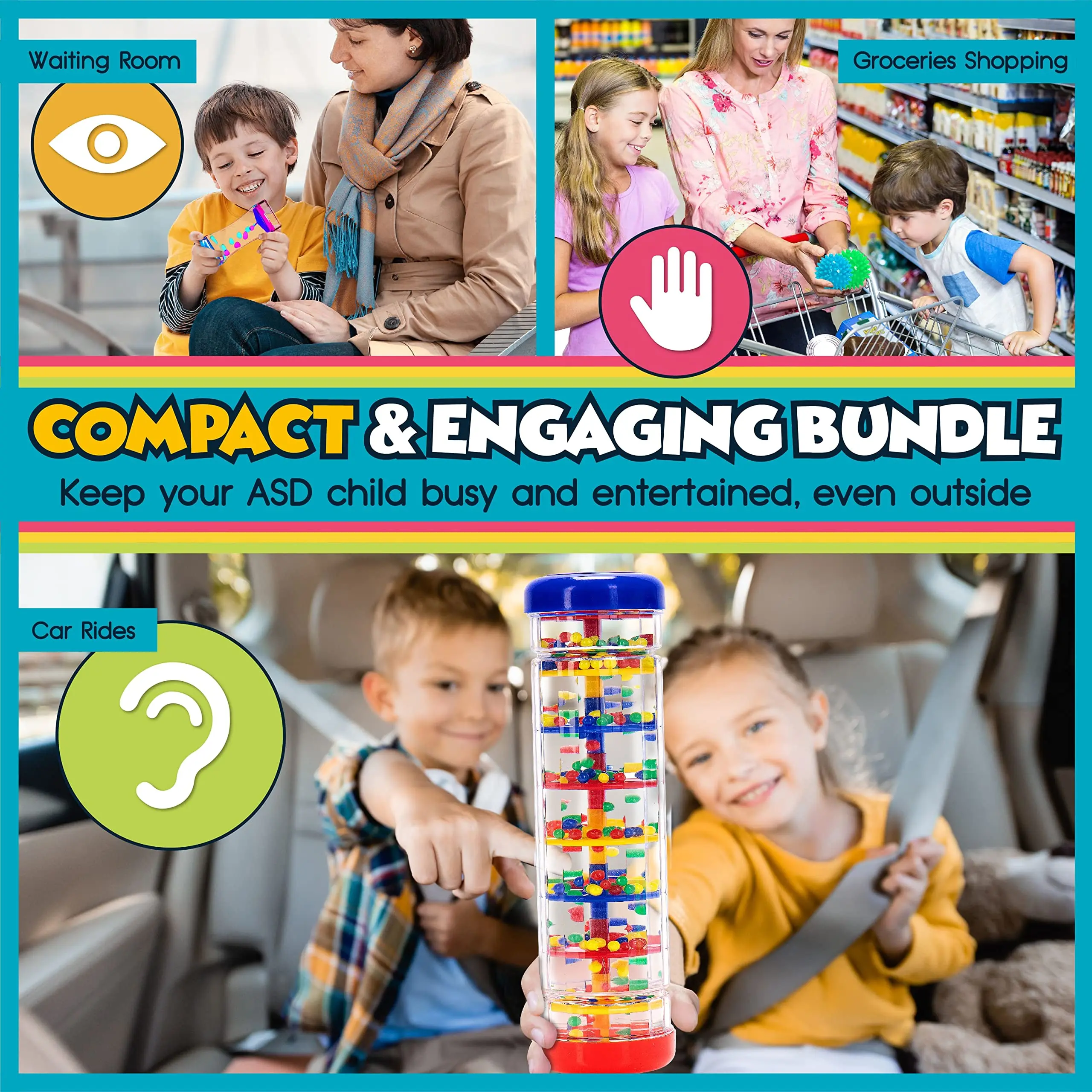 Autism Construction Play Dough Learning Games Sets Bundle