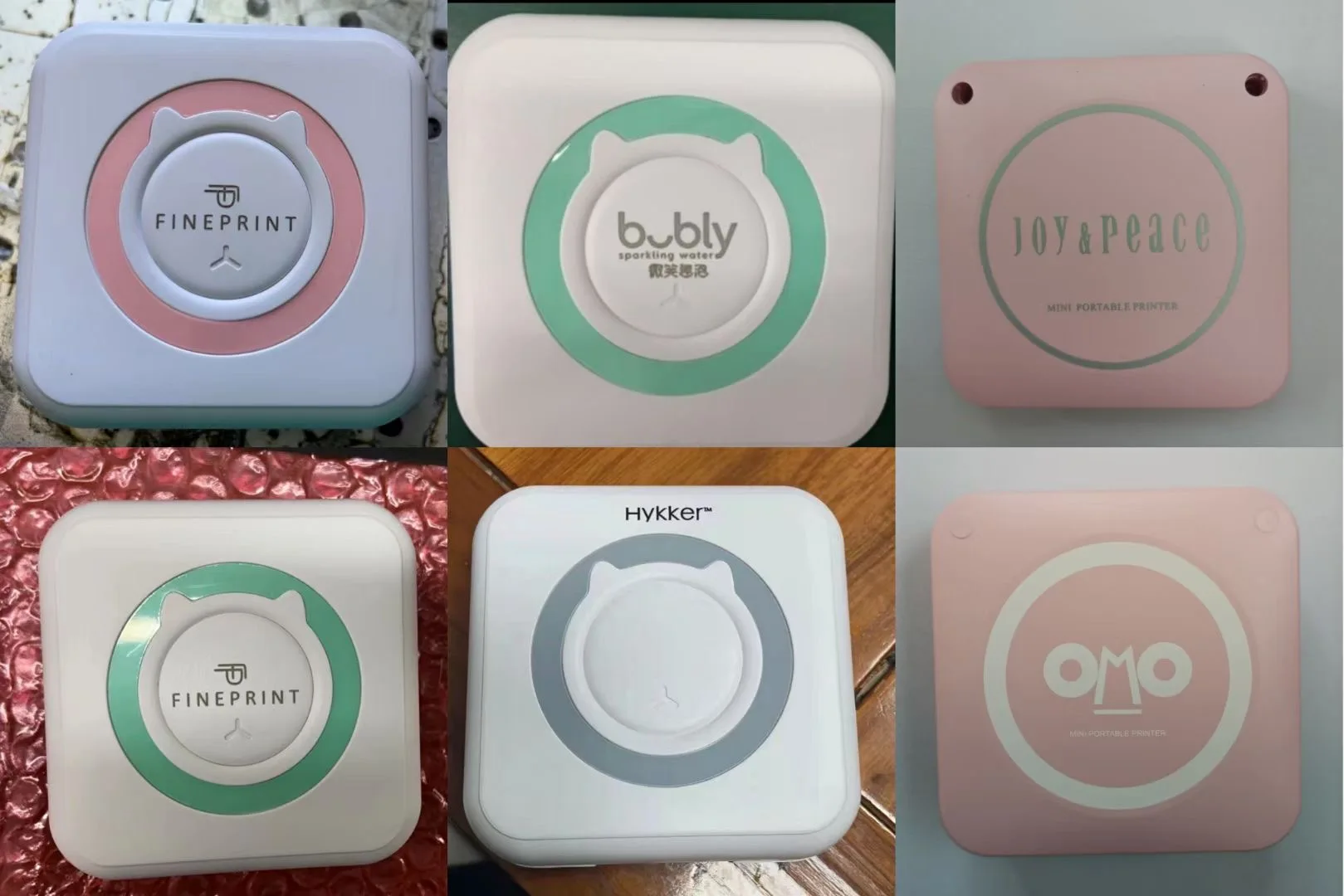 58mm Mini Pocket Thermal Printers Pictures Retro-style Photos Receipts ...