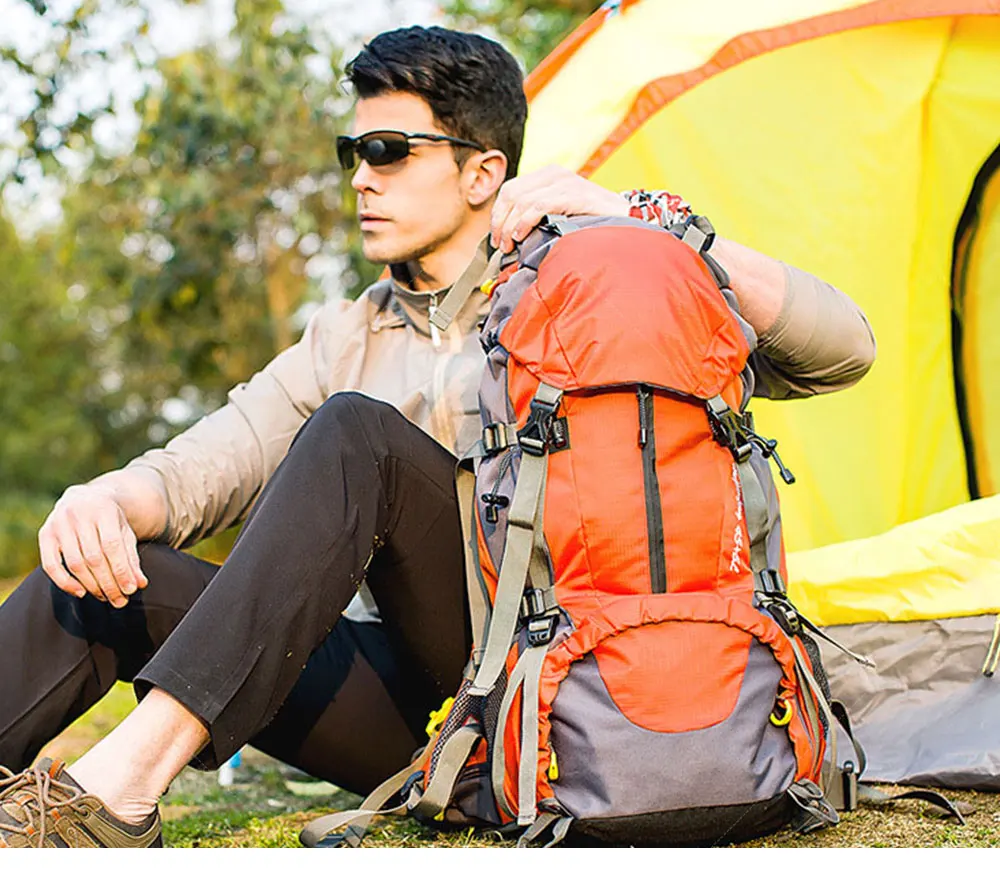 60 Liters Tracking Backpack - Durable, Waterproof, and Stylish