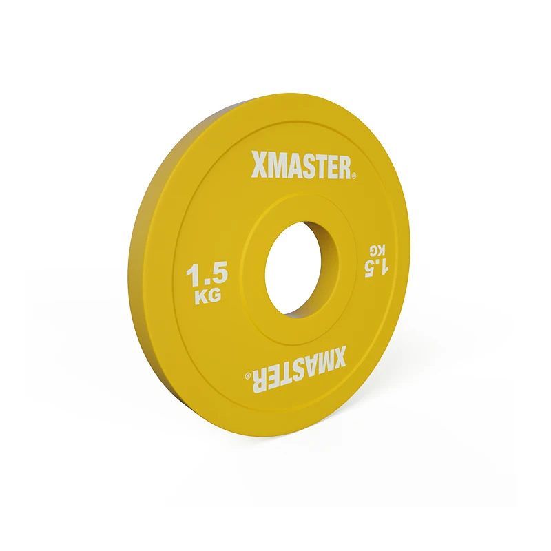 Xmaster IWF Rubber Competition Change Plate - Unisex Fitness Equipment