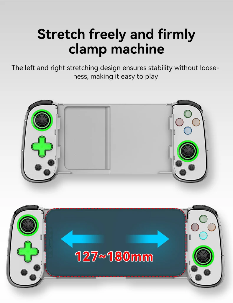 D7 Mobile Game Controller - Wireless Joystick for Android