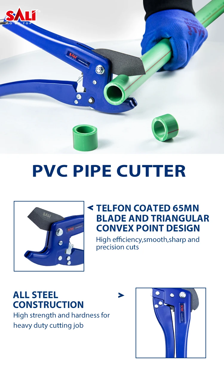 Sali Manual Hand Tools Pipe Cutter Scissors for PVC/PPR Plastic Pipes ...