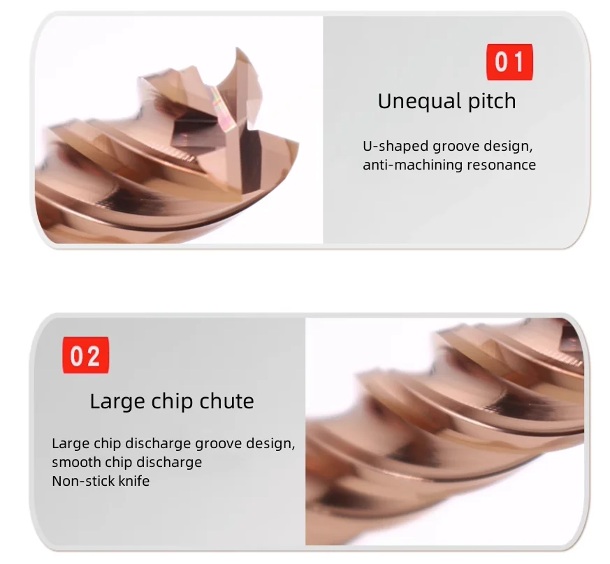 Unequal Spiral Milling Cutter - High Speed Precision Tools