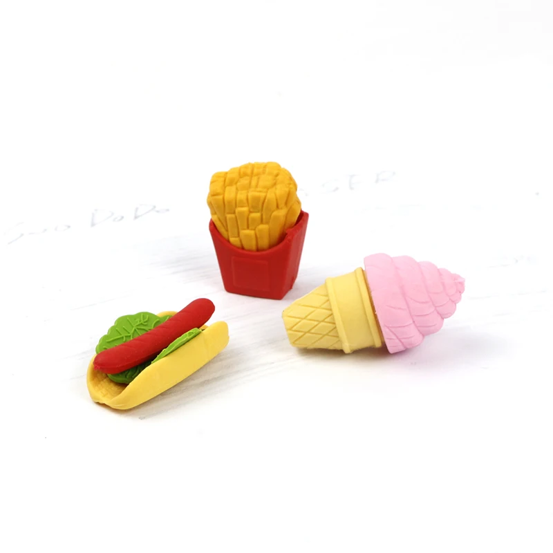 Soododo Xdn0353 Stationery Set Fast Food Series French Fries Burger ...
