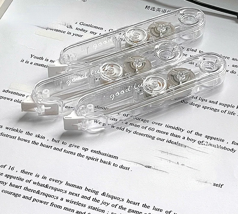 Transparent Simple Correction Tape - Creative & Portable