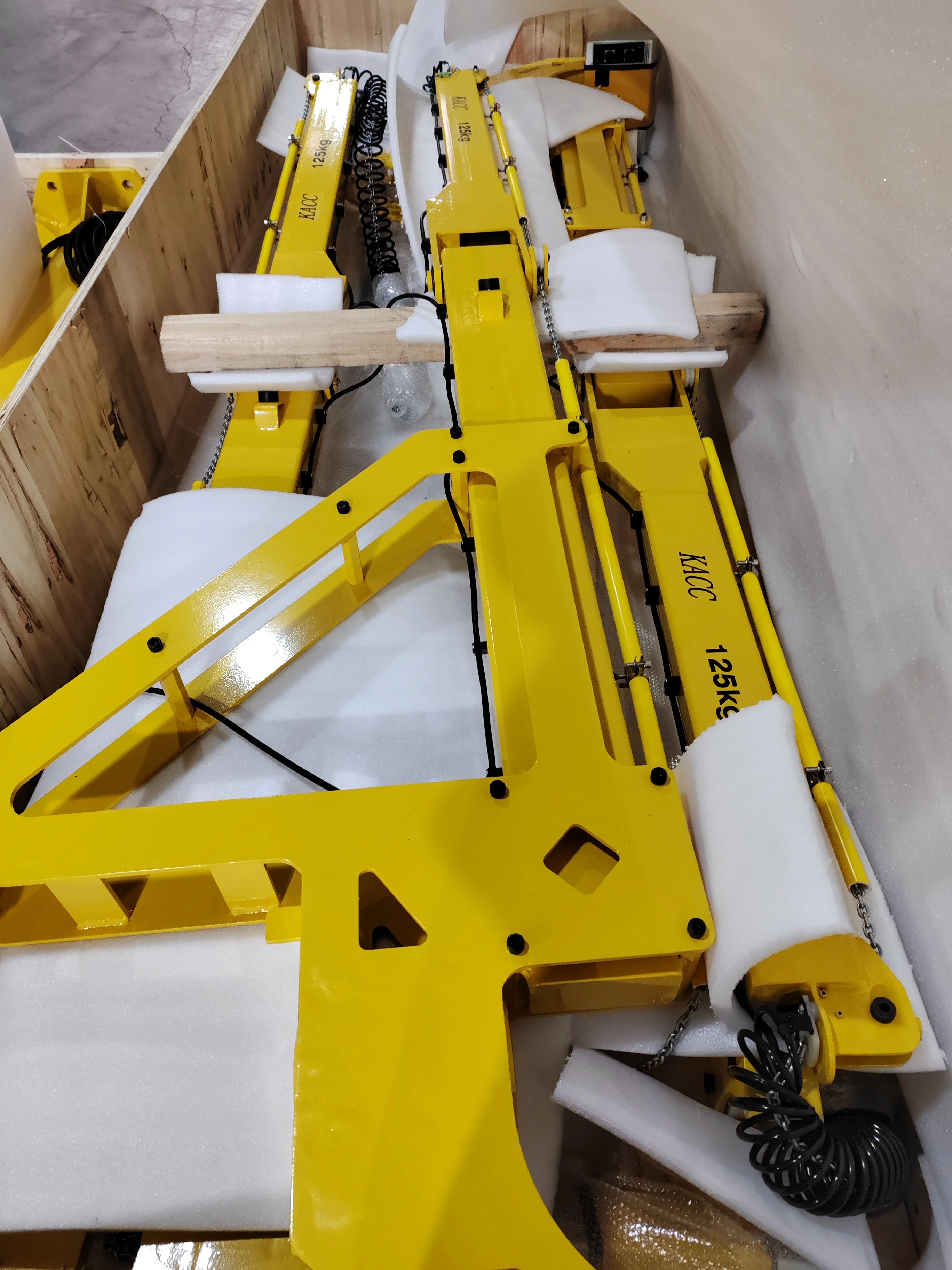 125kg Electric Hoist Articulated Folding Arm Crane Customized Arm And ...